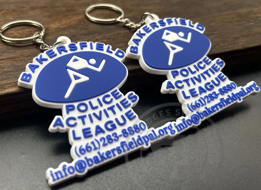 Personalized PVC Rubber Soft Keychain Customize | YC BADGES LIMITED