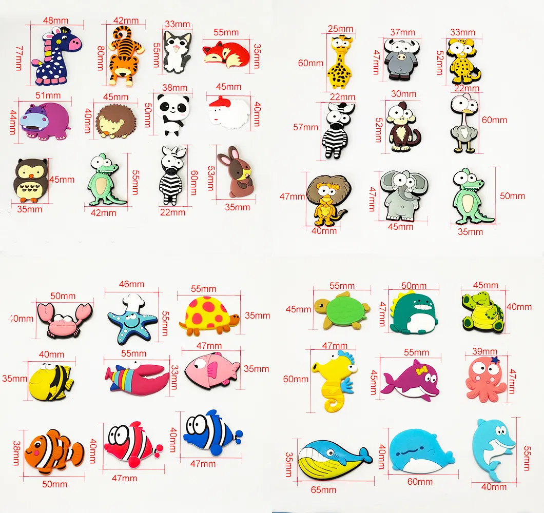 Custom Fashion Cartoon Fish Sea Turtle Promotional Gift Fridge Magnet ...