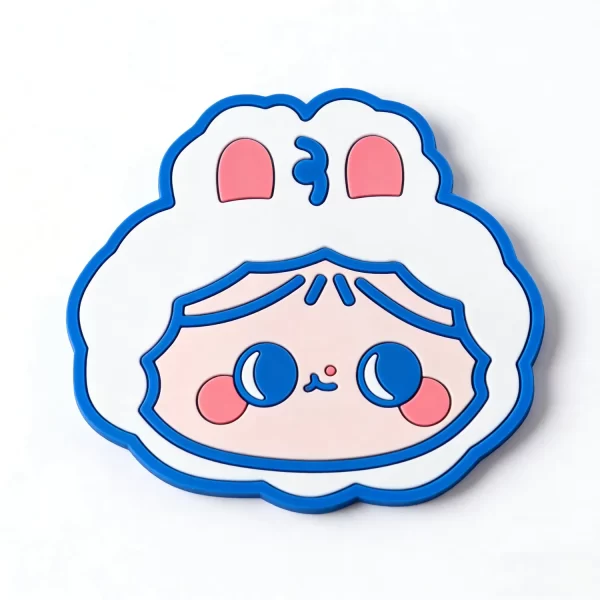 Bulk Custom Personalized Kids Cartoon Silicone Coaster Eco Souvenir ...