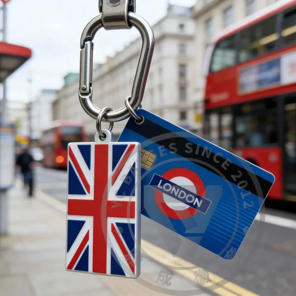 Custom Union Jack PVC Keychains Branded Promotional Gifts for UK-Themed ...